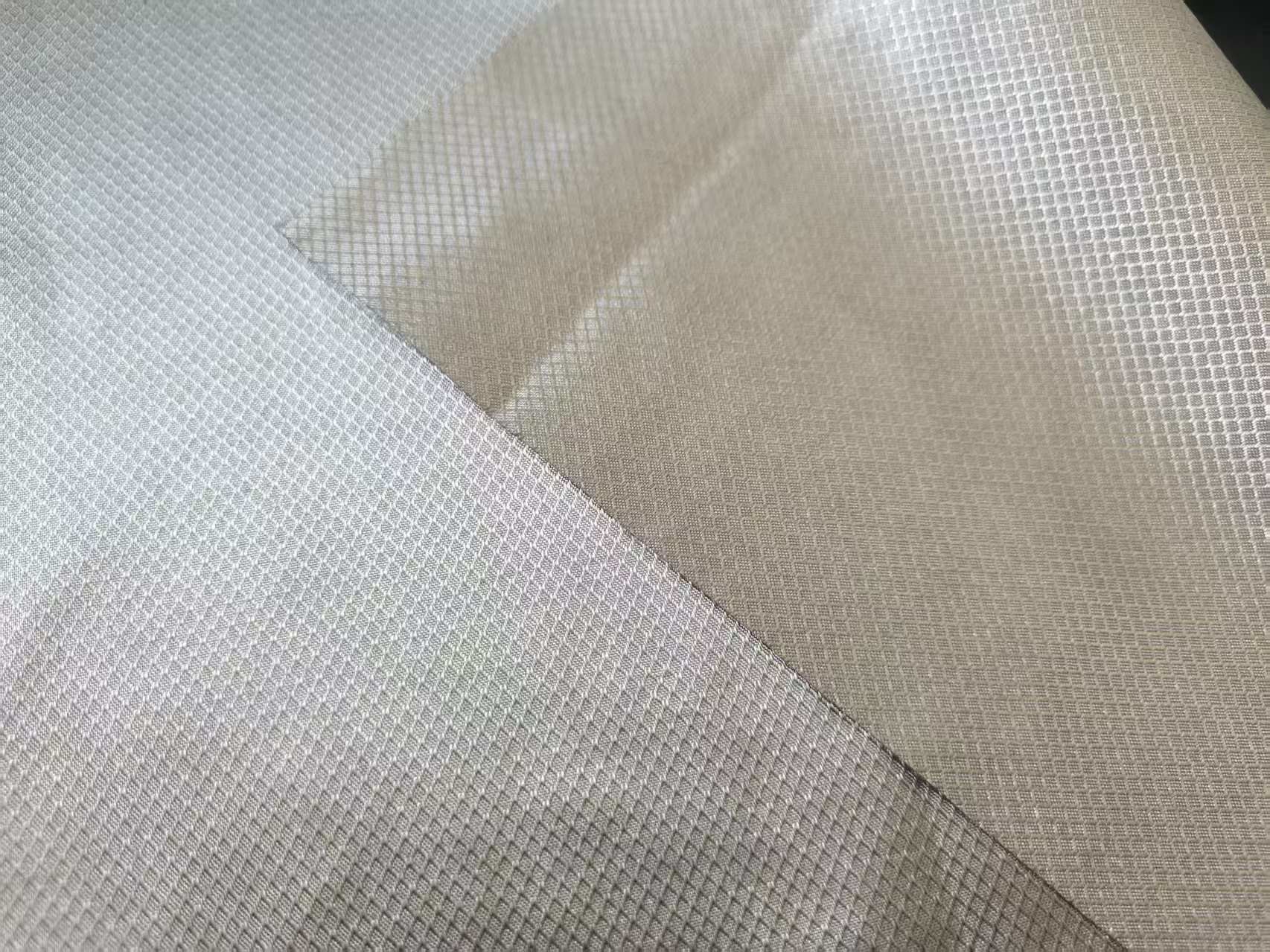 ripstop conductive silver infused nylon fabric for touch screen 100%silver